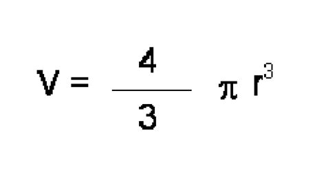 Formula To Calculate The Volume Of A Sphere Download Scientific Diagram