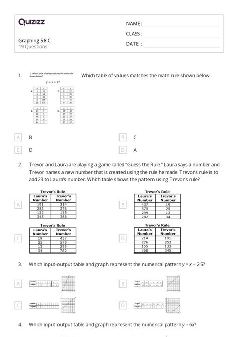 50 Coordinate Planes Worksheets For 5th Year On Quizizz Free Printable