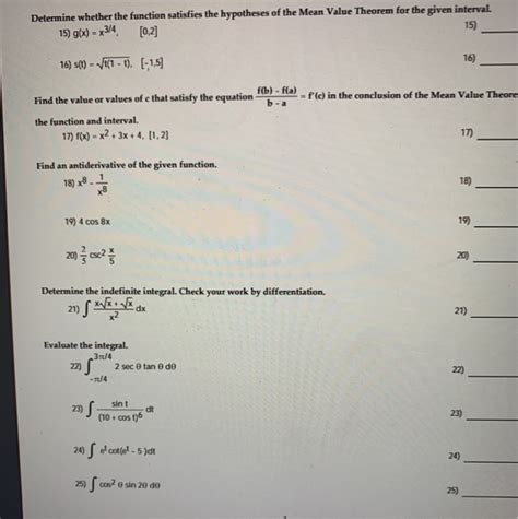 solved determine whether the function satisfies the