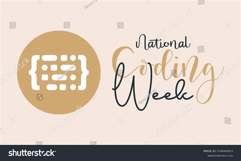 Vector Illustration Design Concept National Coding Stock Vector