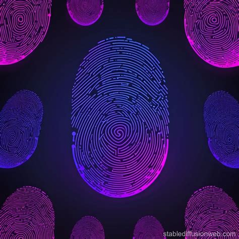 A Fingerprint Scanner With A Red Alert Symbol Showing A Failed