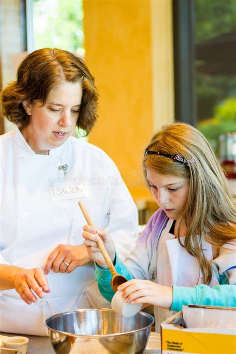 Cooking Class Editorial Stock Image Image Of Female 284359154