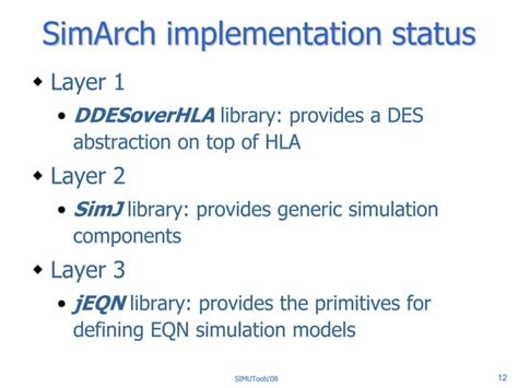 A Layered Architecture For The Model Driven Development Of Distributed