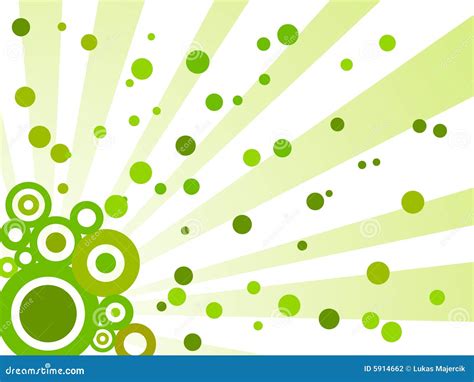 Retro Abstract Green Background Stock Vector Illustration Of Splat