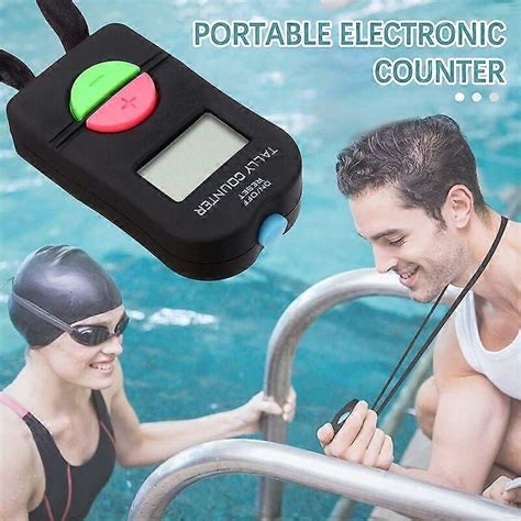 Digital Hand Tally Counter Electronic Manual Clicker Add Subtract Model