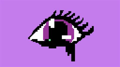 Pixilart Purple Girl By Smile Darling