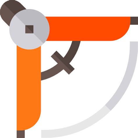 Compass Basic Straight Flat Icon