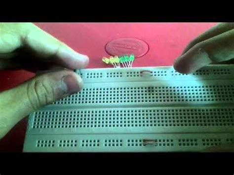 LEDS EN SERIE EN PROTOBOARD YouTube