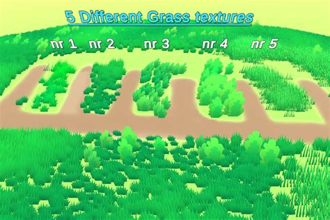 2d Vector Grass Textures 2d Textures And Materials Unity Asset Store