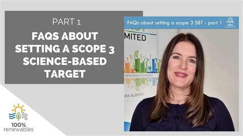 Faqs About Setting A Scope 3 Science Based Target Part 1 Youtube