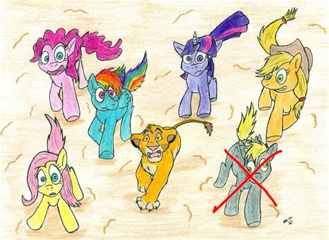 Mlp And Lion King Part1simba Kingdom By Shenzi12345 On Deviantart