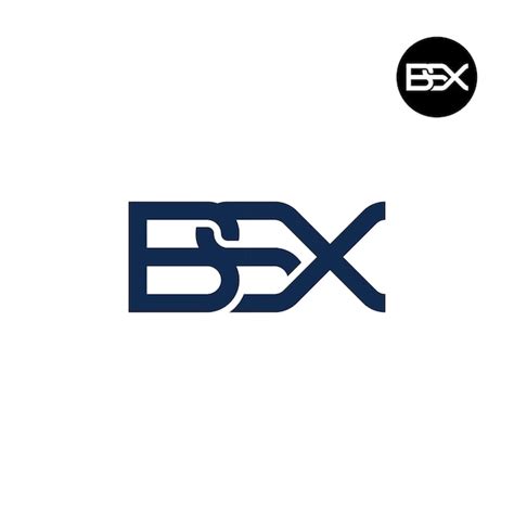 Premium Vector Letter Bsx Monogram Logo Design