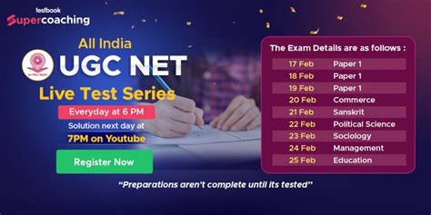 UGC NET All India Test Series Live Tests For Practice Revision