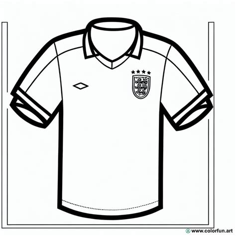 4 Dibujos Para Colorear De Camisetas De Fútbol Dibujos Para Colorear Gratis Para Niños