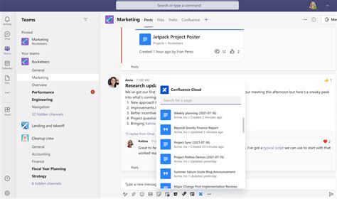 Confluence Cloud For Microsoft Teams Official Atlassian Marketplace