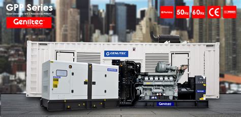 Genlitec Power® 1250kva Perkins Diesel Generator 50hz