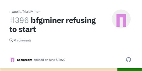 Bfgminer Refusing To Start · Issue 396 · Nwoollsmultiminer · Github