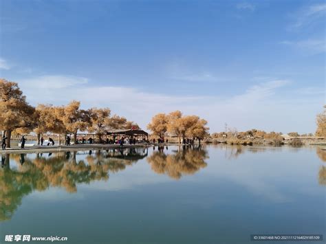 罗布人村寨湖泊摄影图 国内旅游 旅游摄影 摄影图库 昵图网nipic