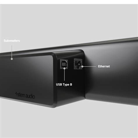 Shure Stem Wall Beamforming Microphone Array With Speaker