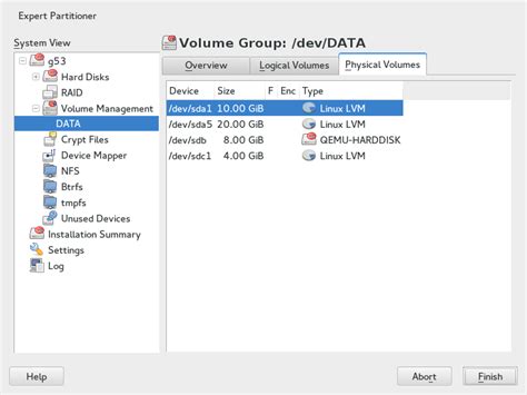 LVM Configuration Storage Administration Guide SUSE Linux Enterprise Server SP
