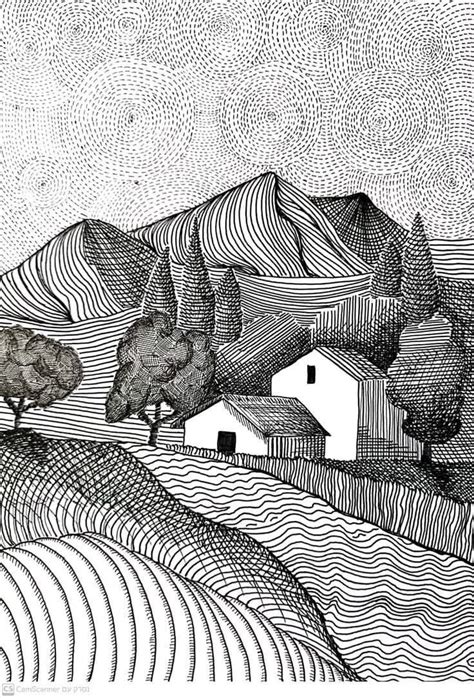 Zentangle Landscape
