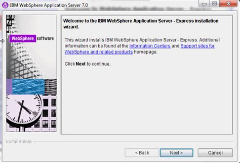 Installing WebSphere Express 7 0 Or WebSphere For Developers 7 0