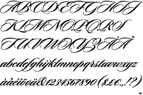 Identifont Sloop Script Bold