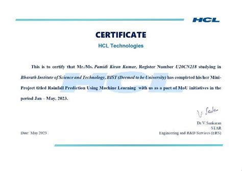 Kiran Kumar On Linkedin Hcltechnologies