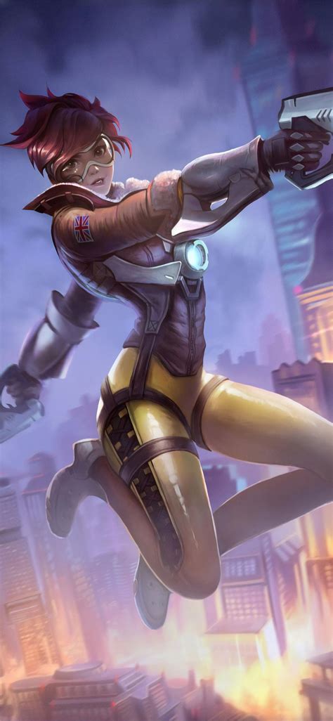 Tracer Overwatch Art 4k Iphone X Wallpapers Free Download