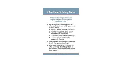 Teach Babes The Problem Solving Steps Problem Solving Problem Solving Skills Positive