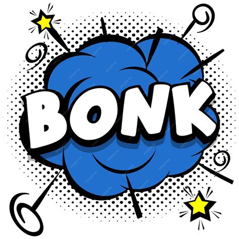 Free Vector Bonk Comic Bright Template With Speech Bubbles On Colorful Frames