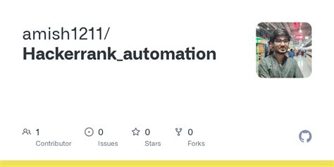 GitHub Amish Hackerrank Automation