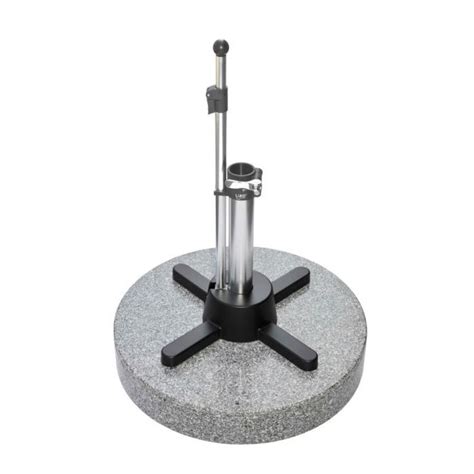 Liro MIDI G K Granit Schirmständer kg grau Schnellspannung XL Gartenmöbel Onlineshop