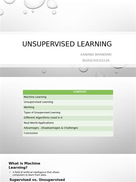 Unsupervised Learning Pdf Machine Learning Cluster Analysis