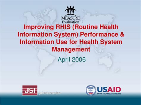 Ppt Improving Rhis Routine Health Information System Performance And Information Use For