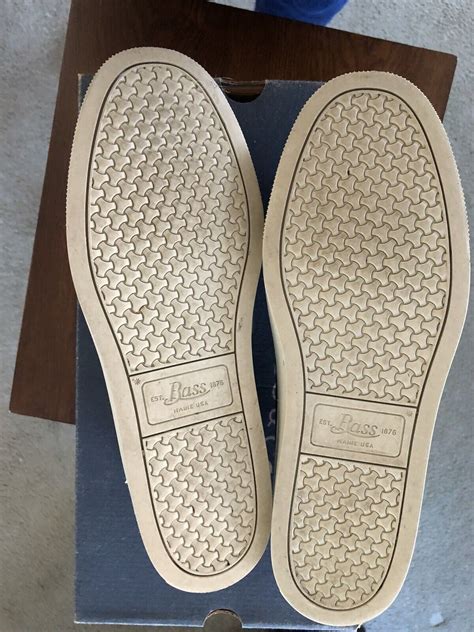 Bass Weejun Cup Penny Loafer Leather Slip Ons Size 7 Gem