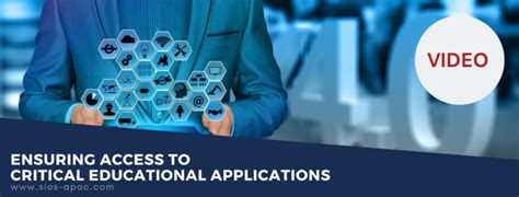 Ensuring Access To Critical Educational Applications Sios Sanless Clusters