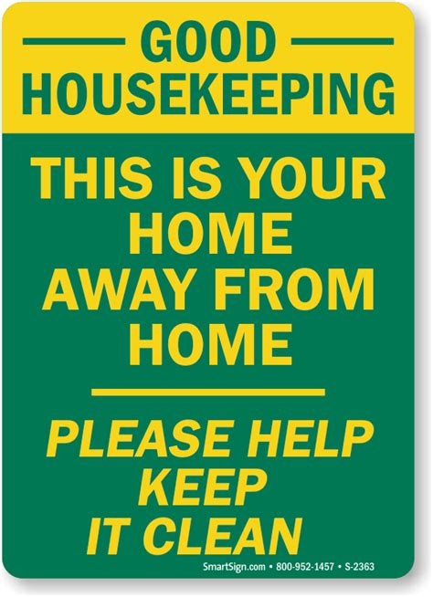 Housekeeping Signs Posters At James Silvers Blog