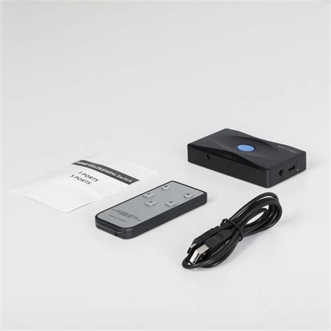 Mt Viki Hdmi Switch 3 In 1 Out 4k 60hz With Ir Remote Control