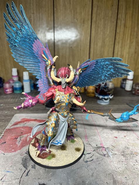 Daemon Primarch Of Tzeench Magnus The Red R Warhammer40k