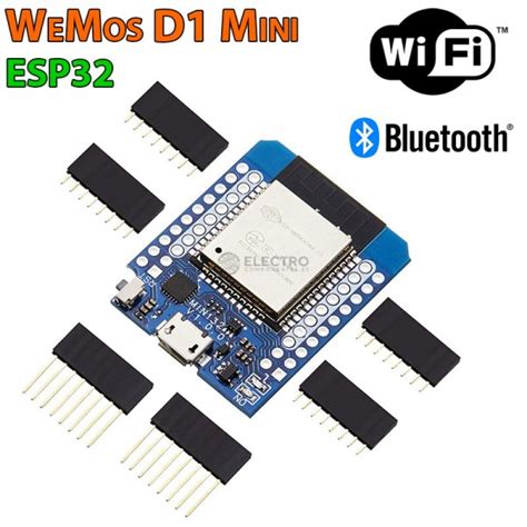 WeMos D1 Mini ESP32 WiFi Bluetooth ESP WROOM 32 NodeMCU