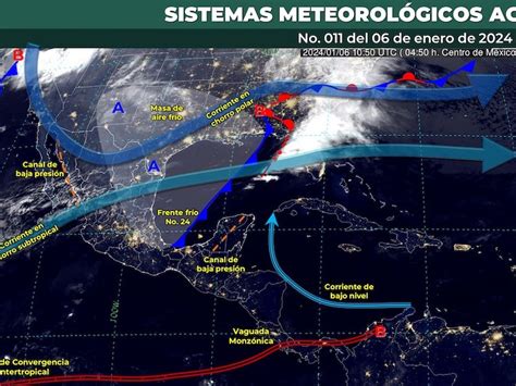 Frente Frío 24 Traerá Lluvias Al País