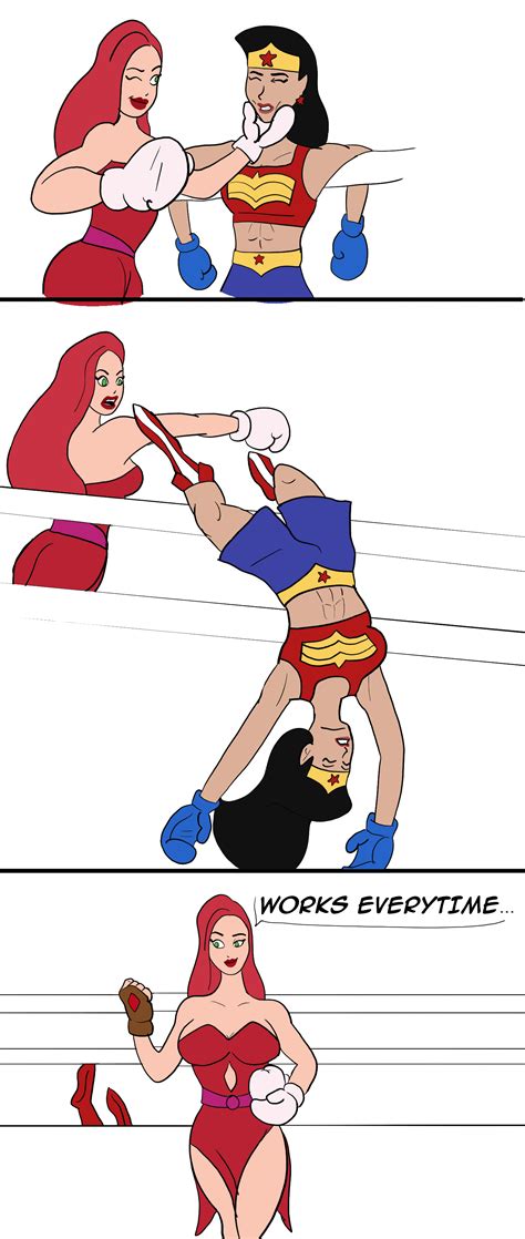 Commission Wonder Woman Vs Jessica Rabbit Pg 7 By Moartproductions On