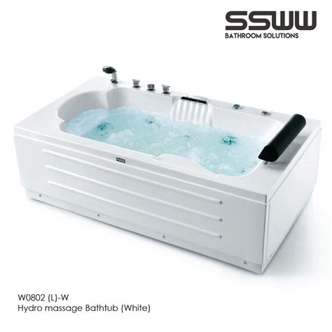 Ssww W0802 L W Hydro Massage Bathtubjacuzzi 193 Litres Shopee