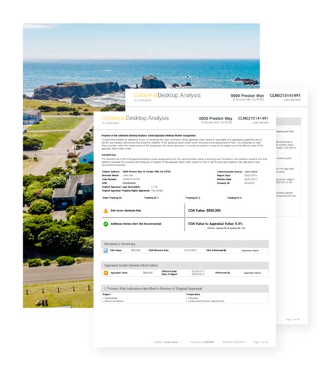 Collateral Desktop Analysis Clear Capital
