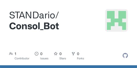 Github Standarioconsolbot
