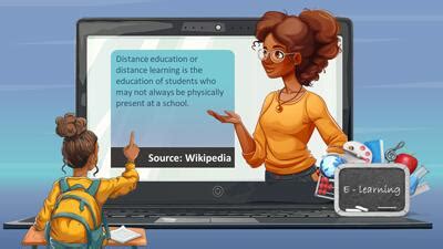 E Learning Online Animated PowerPoint Template