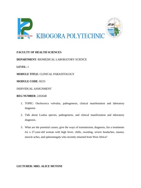 Onchocerca Volvulus1 Pdf Clinical Medicine Human Diseases And Disorders