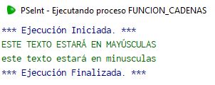 Funciones Para Cadenas En PSeInt