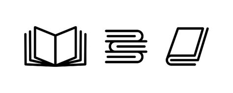 책 아이콘 세트입니다 편집 가능한 획 벡터 일러스트 레이 션 디자인 책장에 대한 스톡 벡터 아트 및 기타 이미지 책장 교과서 교육 Istock